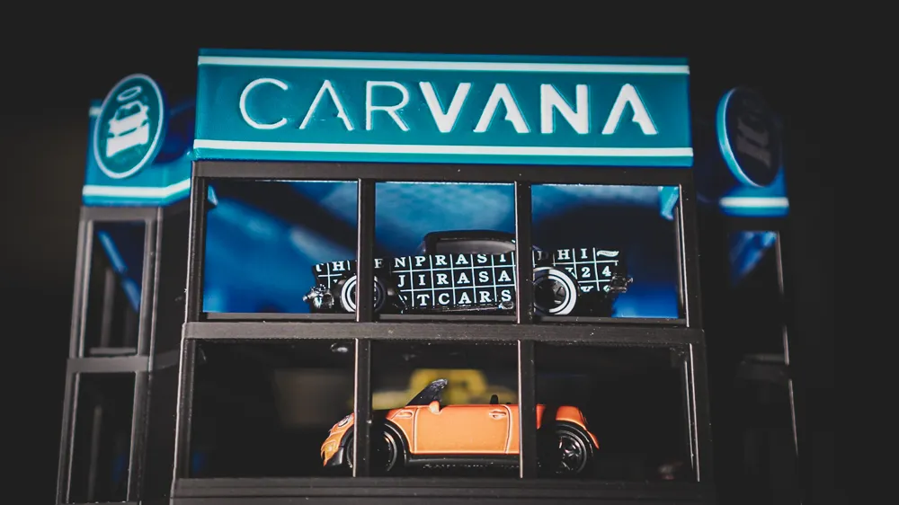 Carvana (1:64 Scale) Showroom Hot Wheels Storage - Free 3D Print Model ...