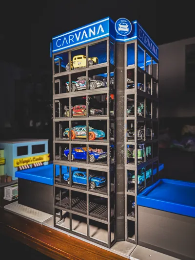 Carvana (1:64 Scale) Showroom Hot Wheels Storage by LAYRLAB MakerWorld ...