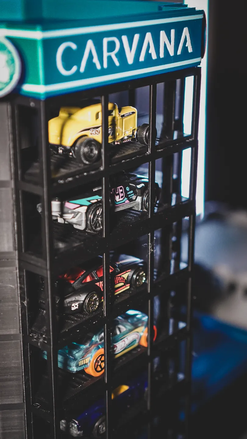 Carvana (1:64 Scale) Showroom Hot Wheels Storage - Free 3D Print Model ...