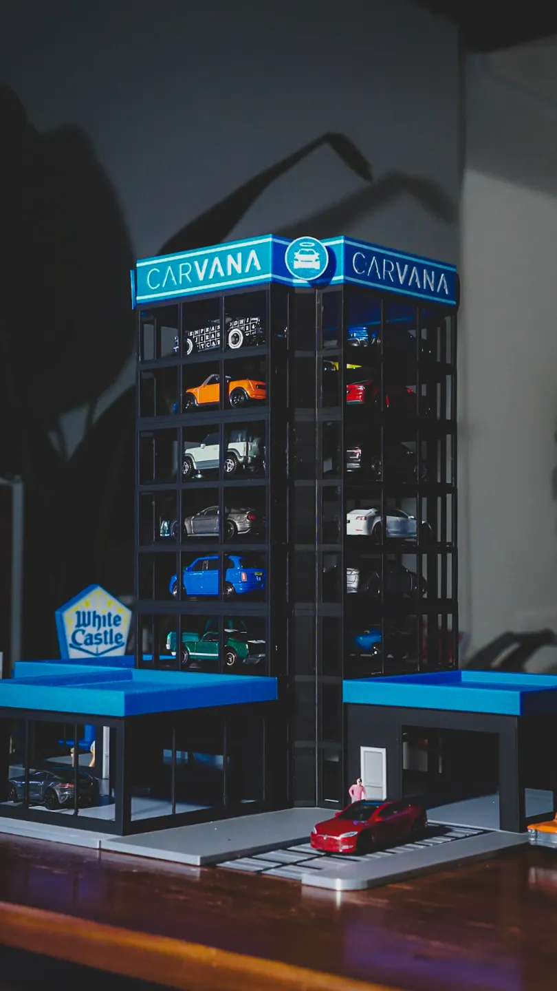 Carvana (1:64 Scale) Showroom Hot Wheels Storage - Free 3D Print Model ...