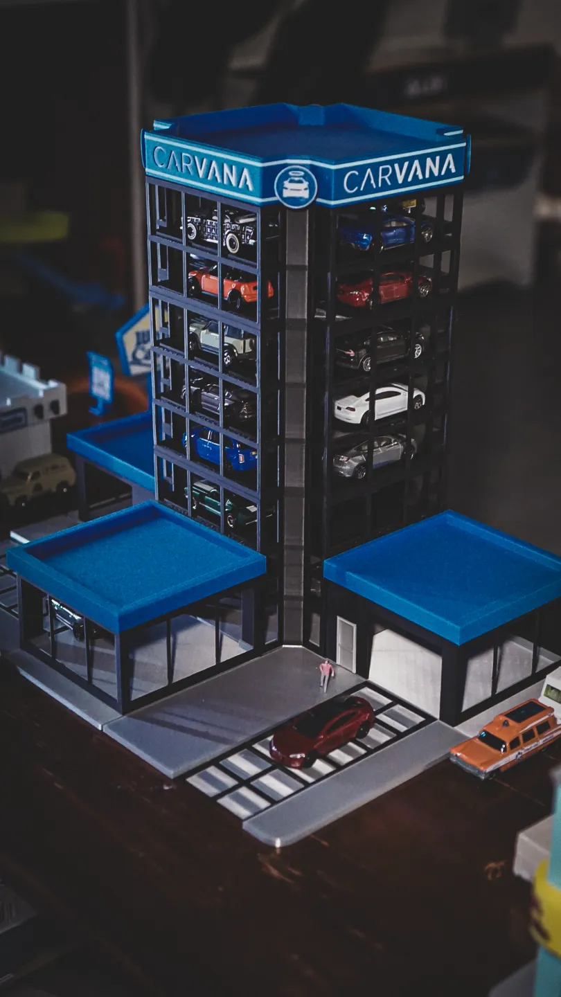 Carvana (1:64 Scale) Showroom Hot Wheels Storage - Free 3D Print Model ...