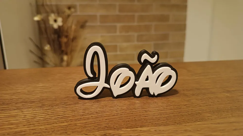 Disney Name Sign João Kid Room Wall Decor Tag by Fabbiotto MakerWorld ...