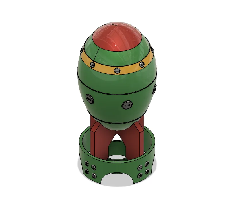 Fallout MTG Mini Nuke Deck Box by thatcaddad - MakerWorld