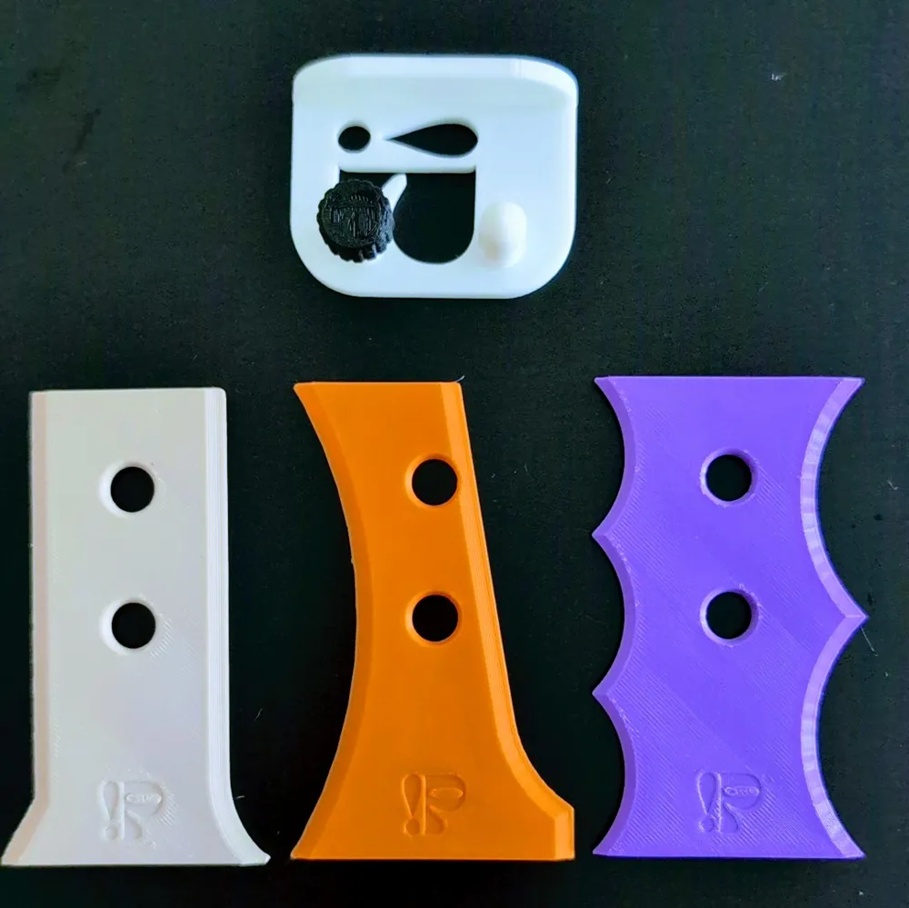 Pottery ribs with holder V2 by rapolasp - MakerWorld