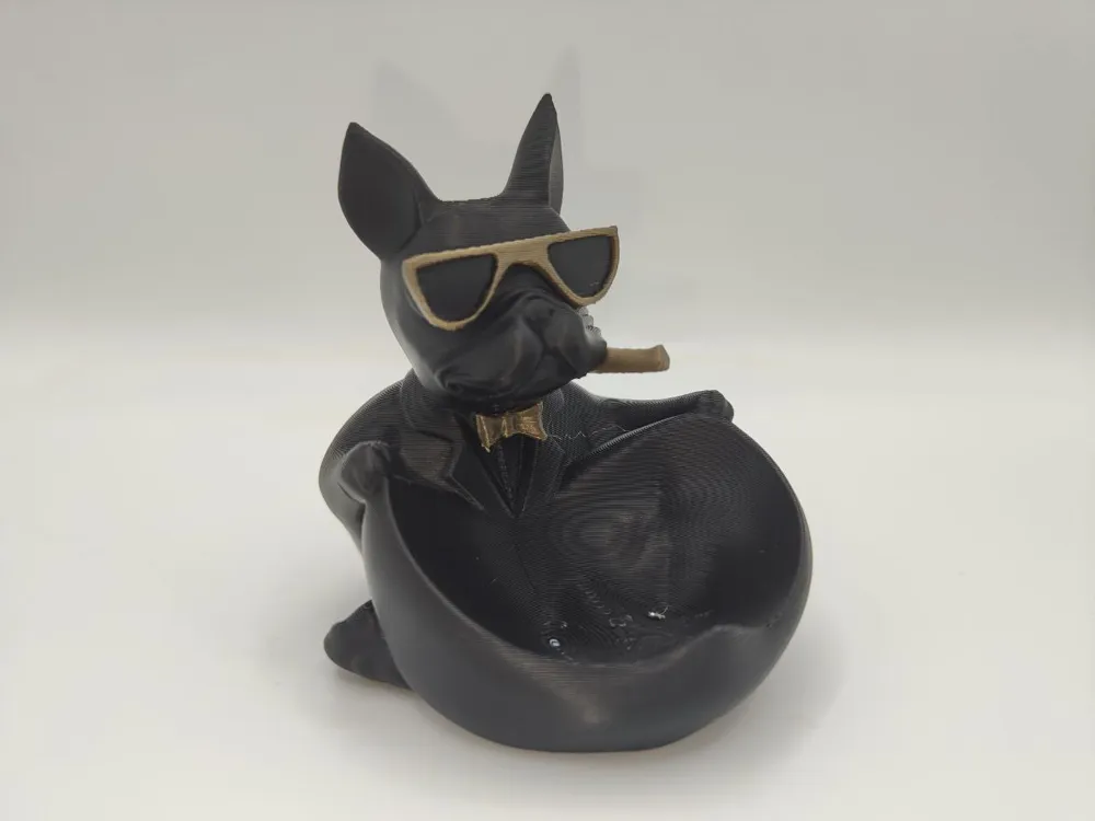 French Bulldog Butler: Stylish Key Organize - Free 3D Print Model ...