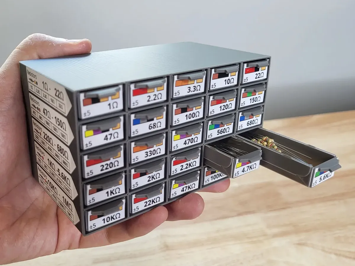 Folding Drawers Mini-Organizer Remixed by mill0000 MakerWorld: Download ...