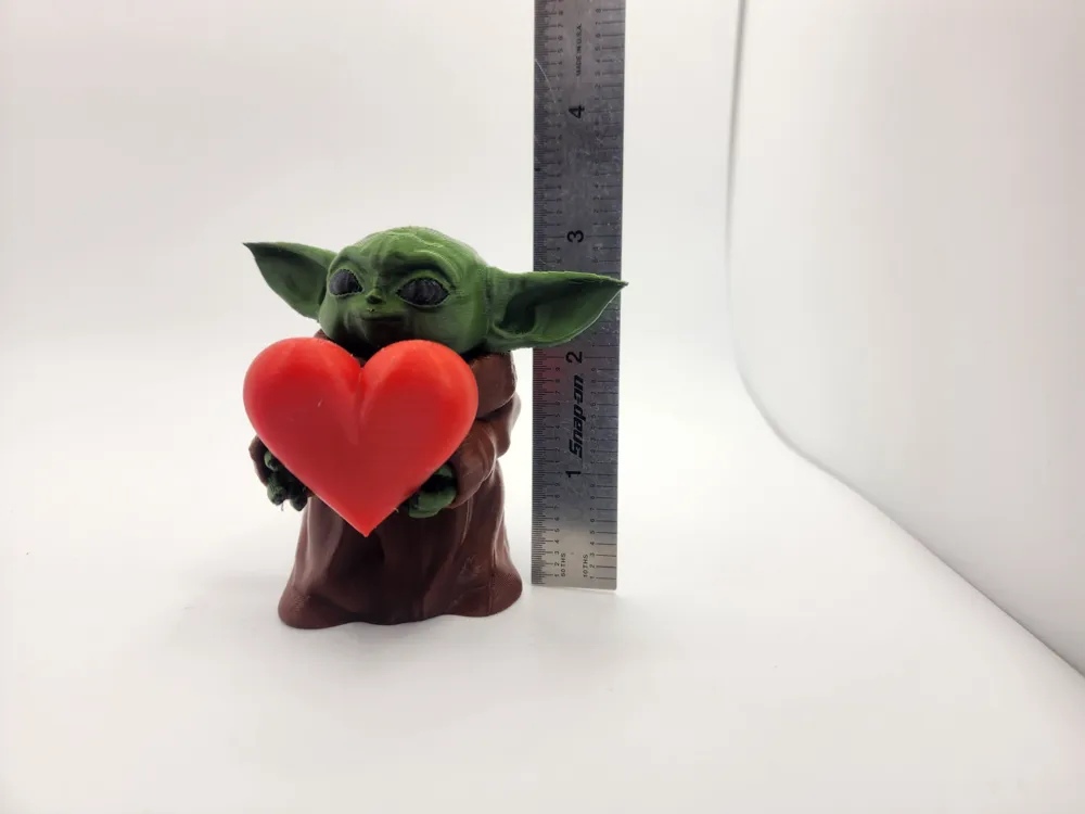 Baby Yoda with a Heart Remixed by priyan776 - MakerWorld