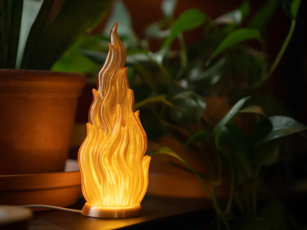 Soul Flame Lamp (LED Kit MH001) - Free 3D Print Model - MakerWorld