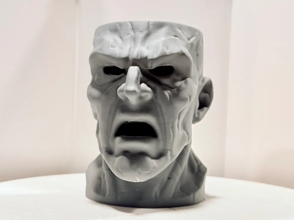 Stone Wretch Cup – Gnarled Face Planter or Holder by wif1973 MakerWorld ...