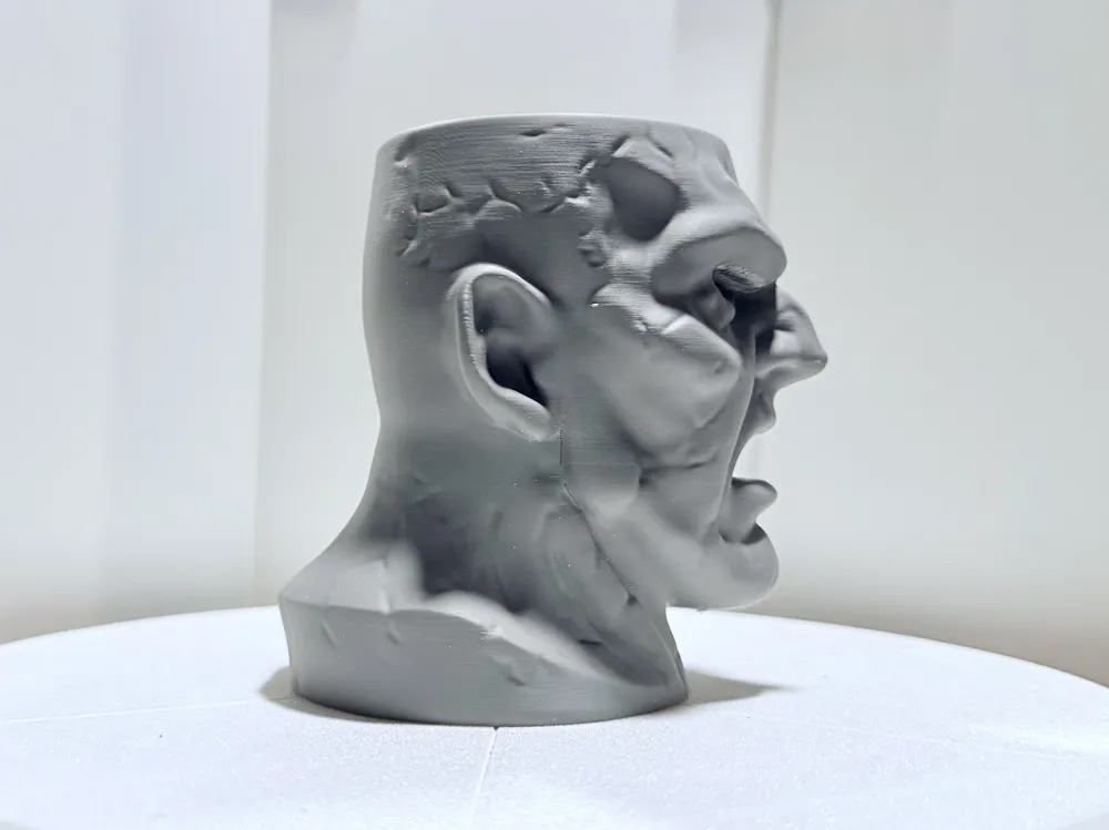 Stone Wretch Cup – Gnarled Face Planter or Holder by wif1973 MakerWorld ...