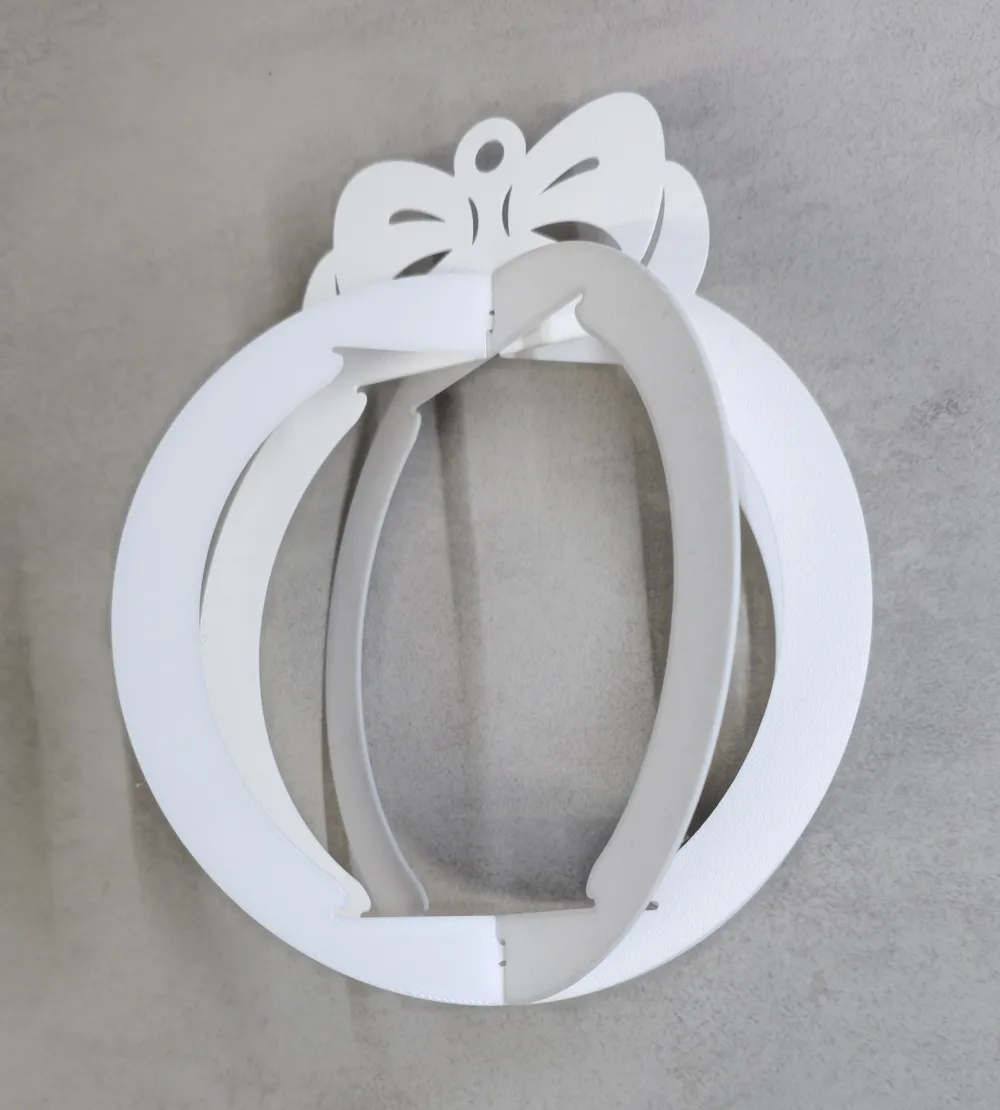 Hanging Christmas Ball Lantern 3 Snowflake - Free 3D Print Model ...