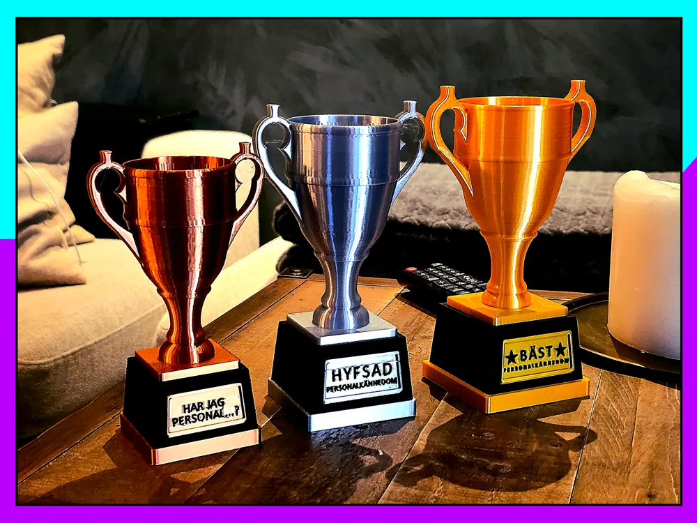 Trophy Award ( NO SUPPORT ) by Sandholm MakerWorld: Download Free 3D Models