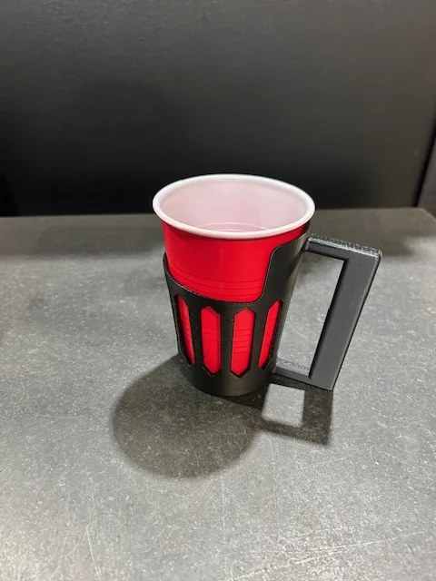 Red solo cup handle - Free 3D Print Model - MakerWorld