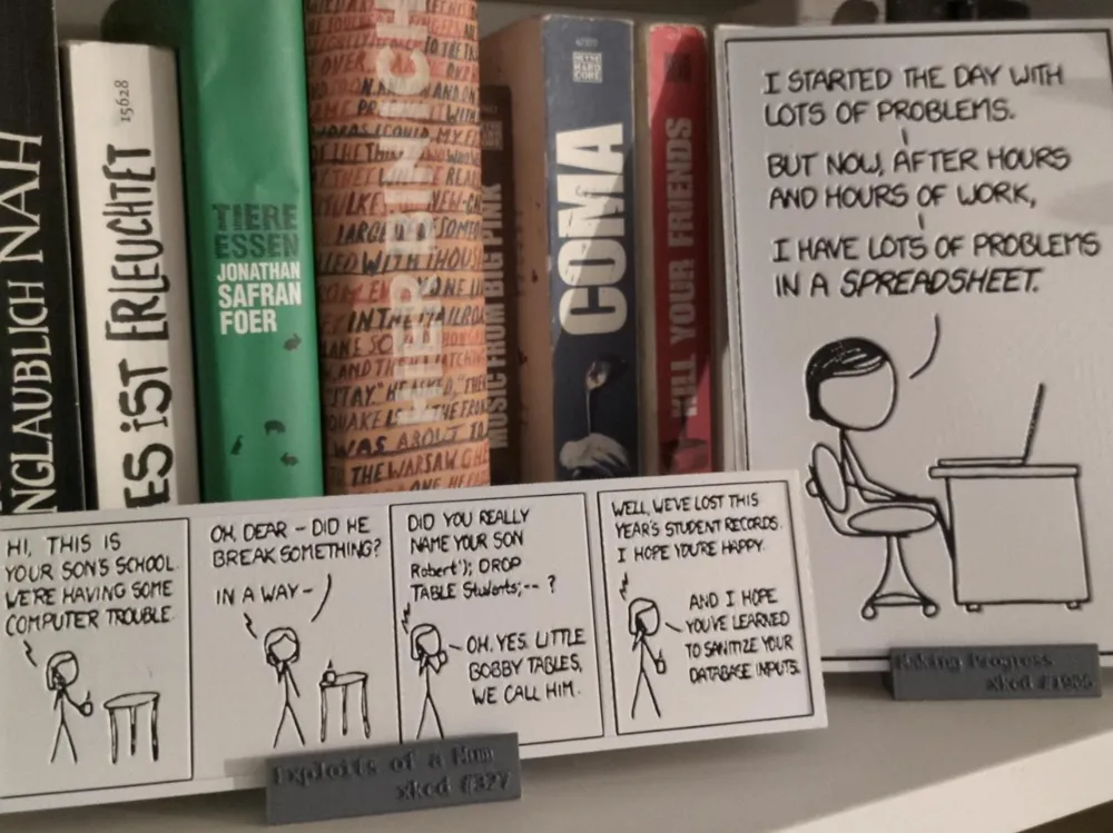 xkcd Comics - Free 3D Print Model - MakerWorld