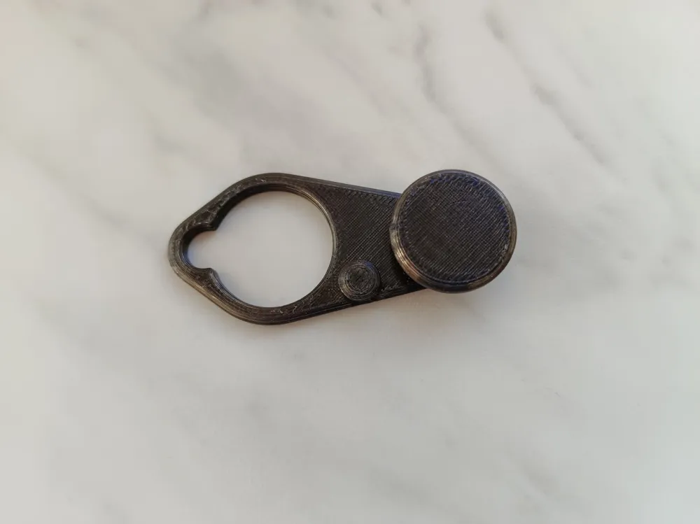 Button extension for pants with zipper holder - Free 3D Print Model ...