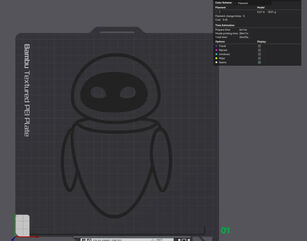 EVE WALL-E 2D WALL ART - Free 3D Print Model - MakerWorld