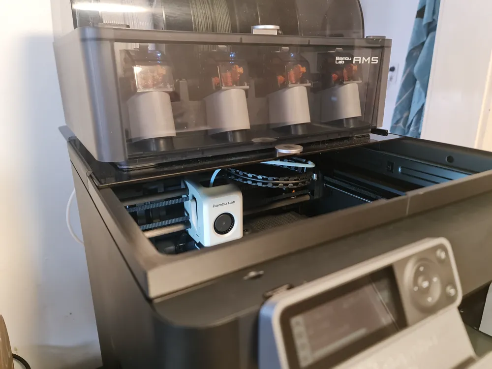 AMS V2 Glass Slim Riser/Slider for P1P, P1S, X1C by Sanja 3D MakerWorld ...