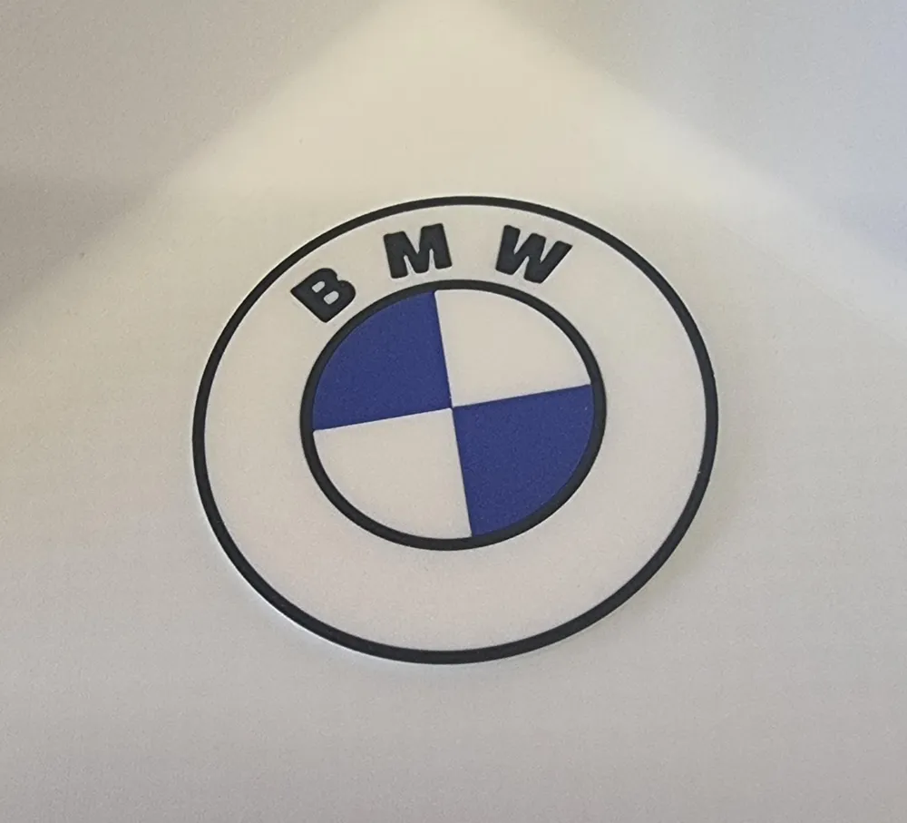 BMW Logo Coaster - Free 3D Print Model - MakerWorld