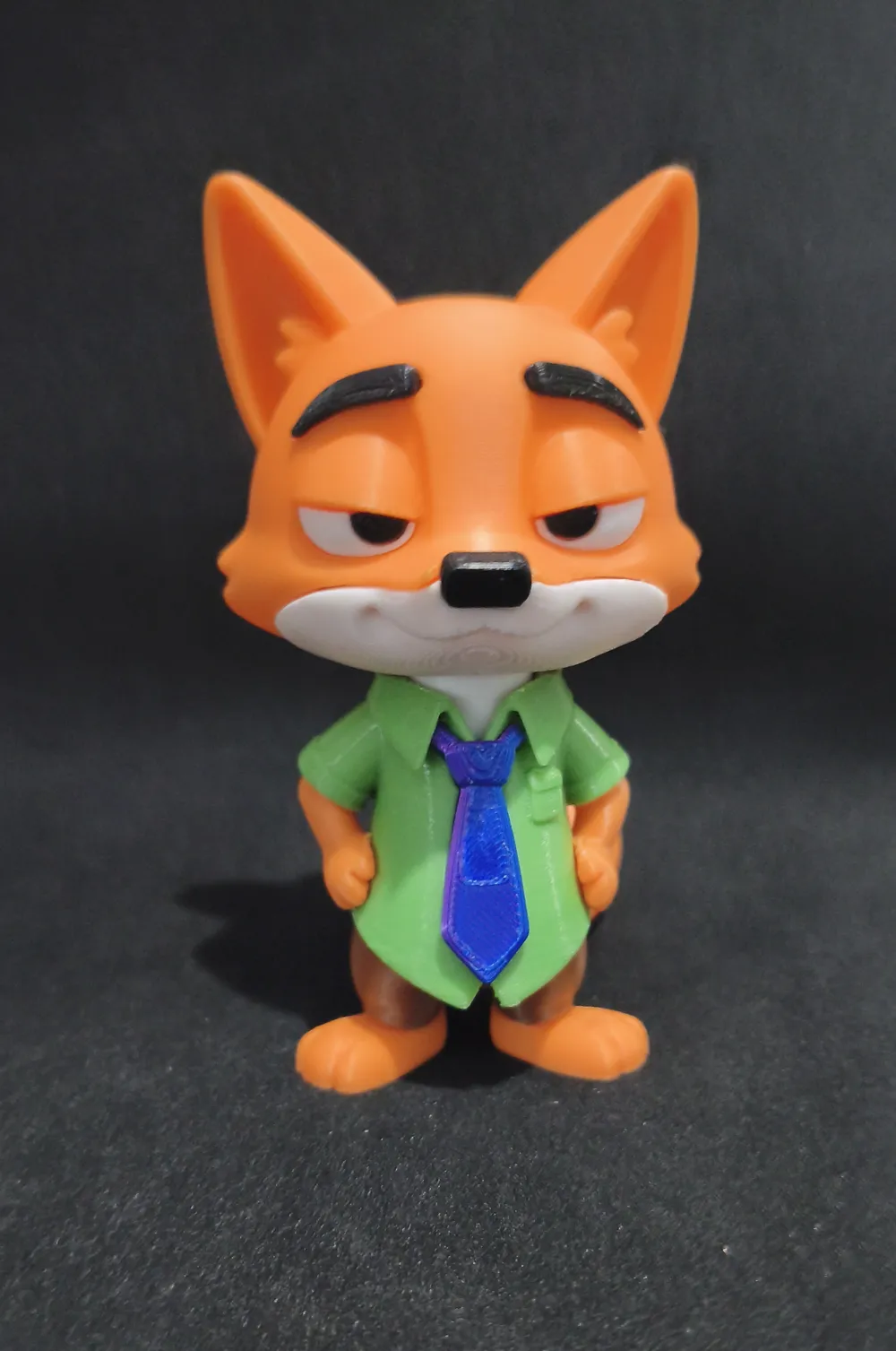 Chibi Nick Wilde (fully disassembled, no AMS needed) - Free 3D Print ...
