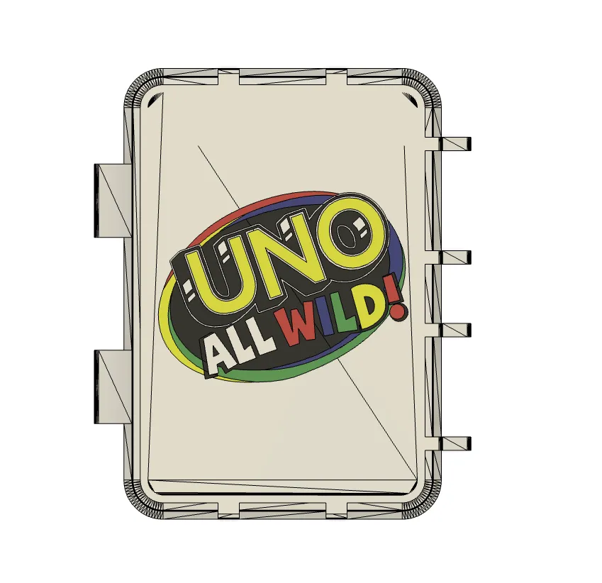 UNO ALL WILD box card game Multicolor Remixed by Jakob1508 - MakerWorld