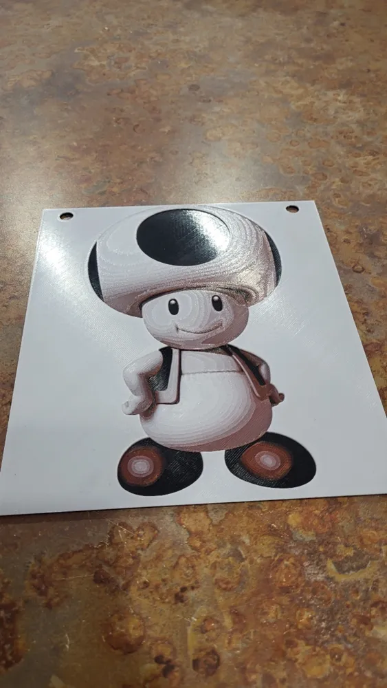 Toad From Mario (hue forge) by 3dmaker13 MakerWorld: Download Free 3D ...