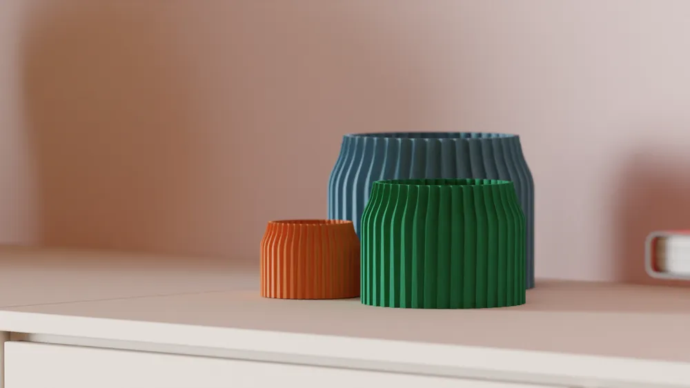 Modern Plant Pot. Easy Print. Houseplant Plant Pot by Abstractia Design ...