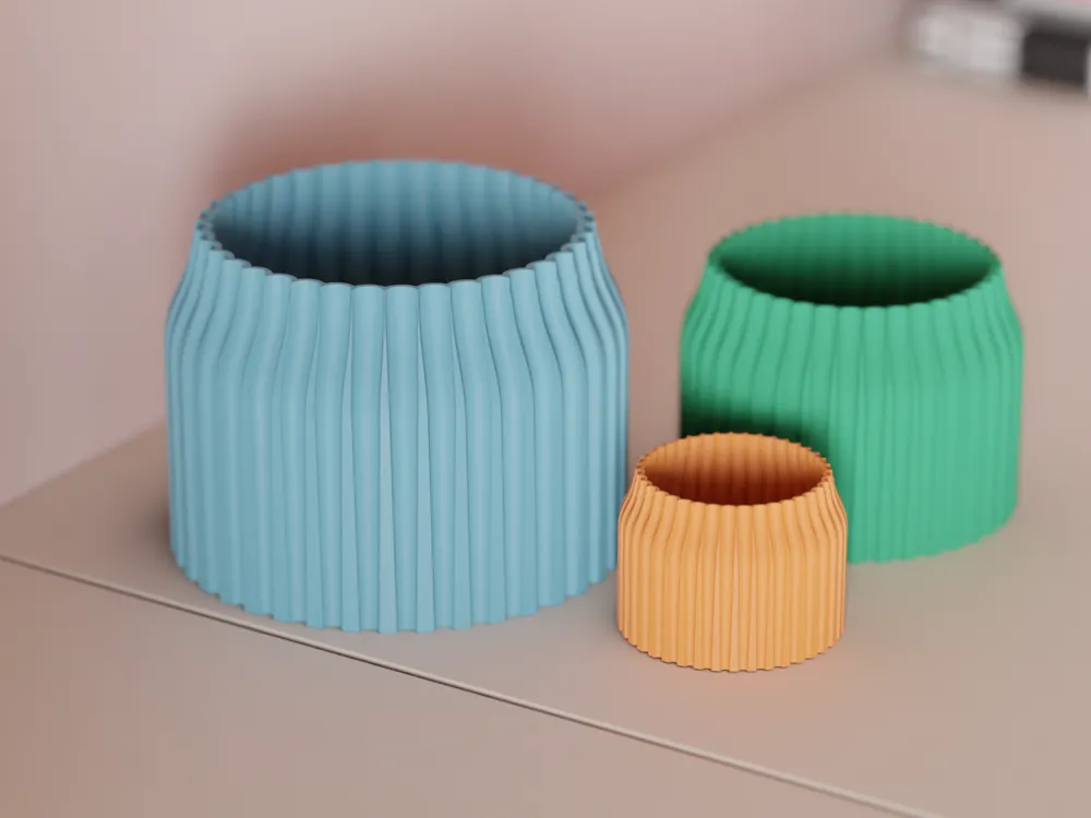 Modern Plant Pot. Easy Print. Houseplant Plant Pot by Abstractia Design ...