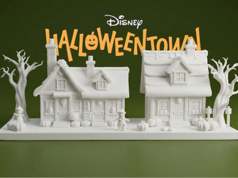 Halloween Town 3D Model | Disney - Free 3D Print Model - MakerWorld