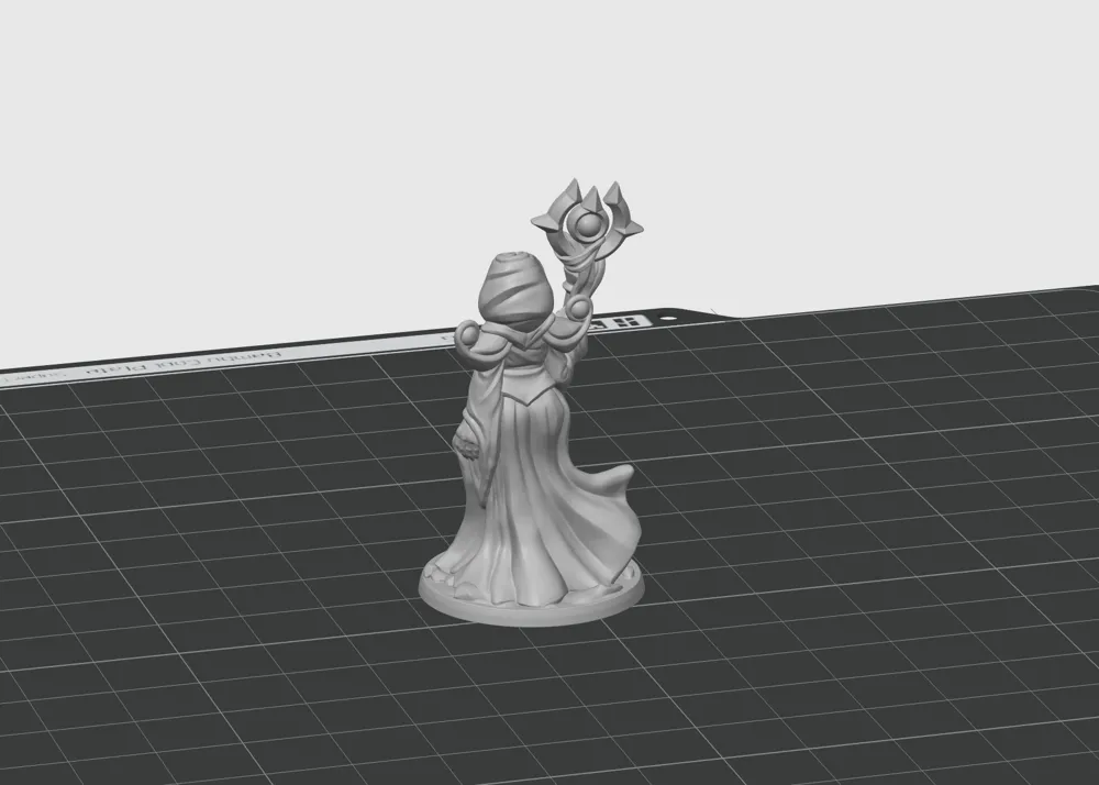 Moon Priest miniature (Supportless - FDM Friendly) - Free 3D Print ...
