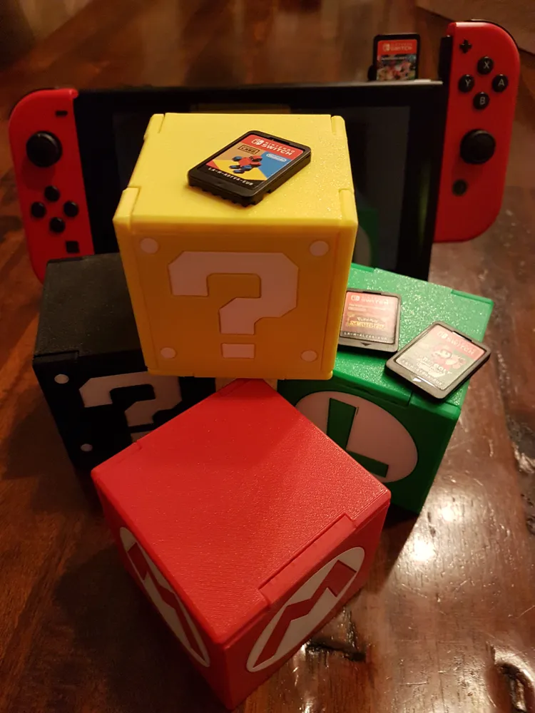 Nintendo Switch foldable game cube , games case by CvH MakerWorld ...