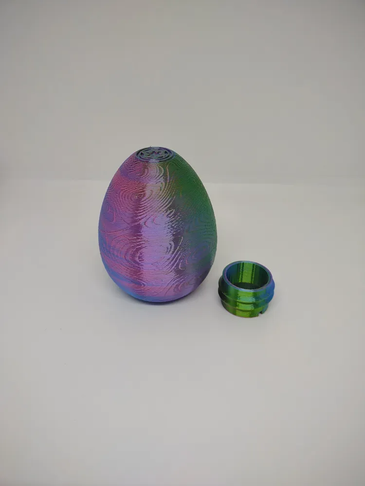 Beskar Egg with Screw Bottom by Built Over Bot - MakerWorld