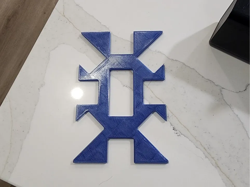 Peça Central de Dominó Pé de Galinha - Modelo gratuito para impressão ...