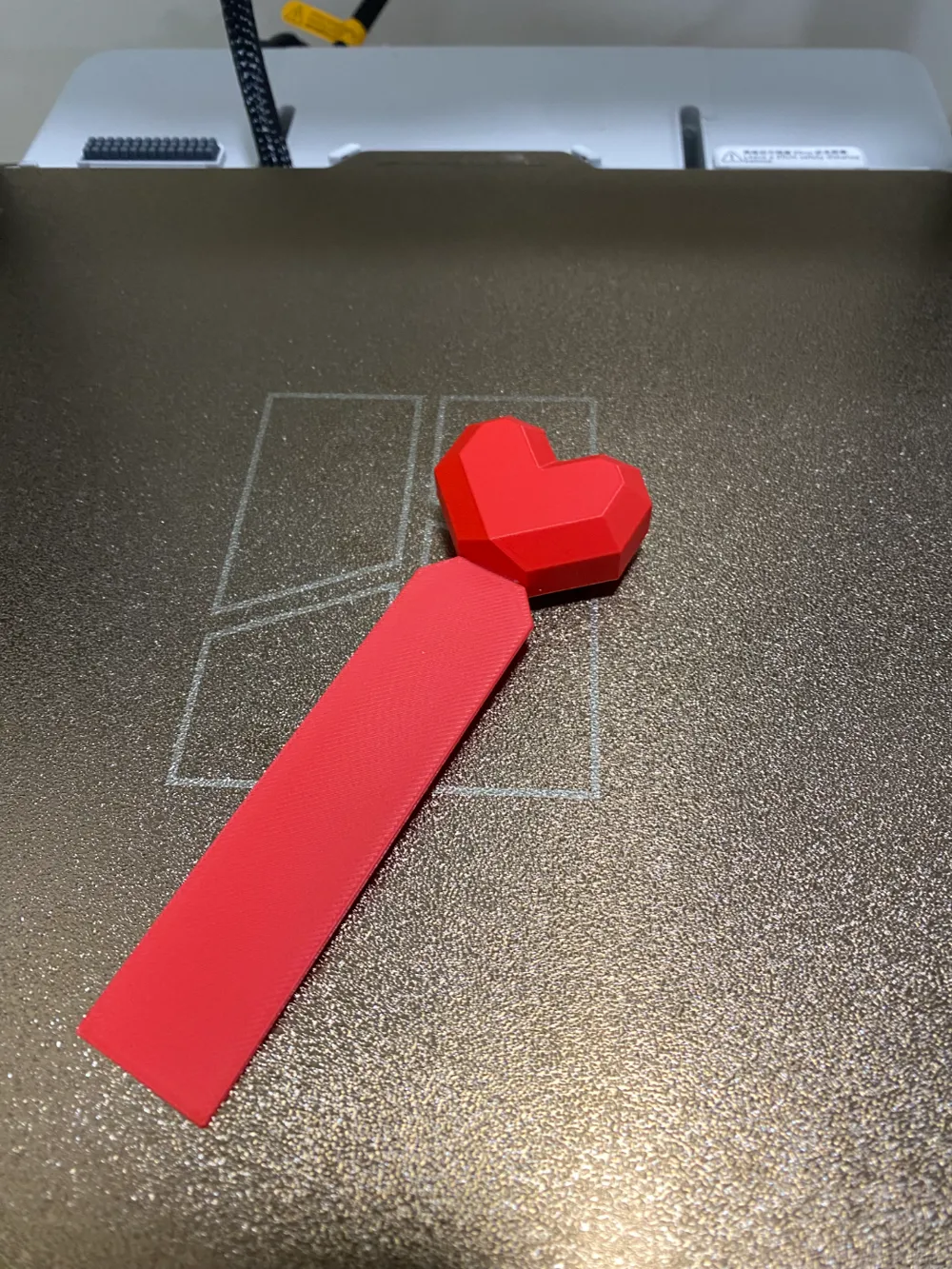 LOW POLY HEART 3D BOOKMARK by Joe Co. 3d - MakerWorld