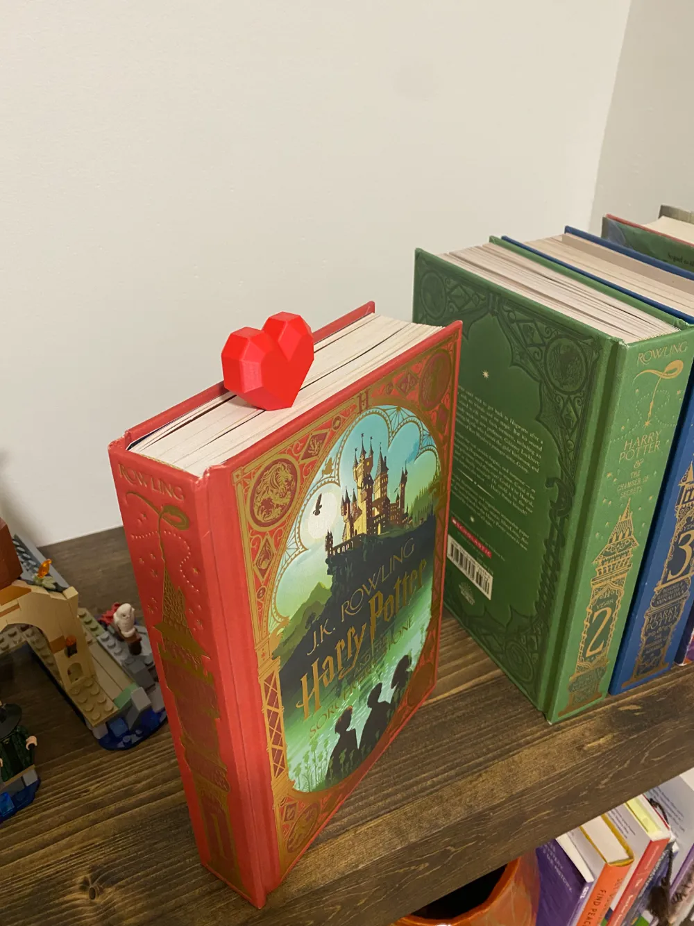 LOW POLY HEART 3D BOOKMARK - Free 3D Print Model - MakerWorld
