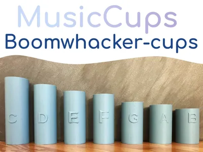 Musical Cups by JohnSmithTardis - MakerWorld