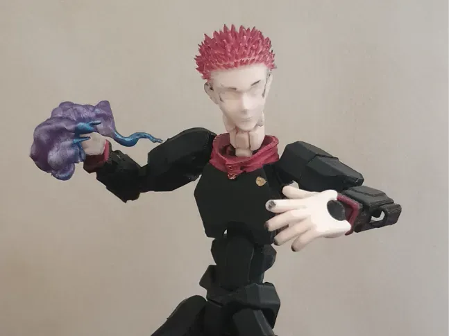 Dummy 13 cursed energy aura hands - Free 3D Print Model - MakerWorld