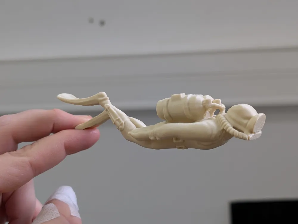Scuba diver - Free 3D Print Model - MakerWorld