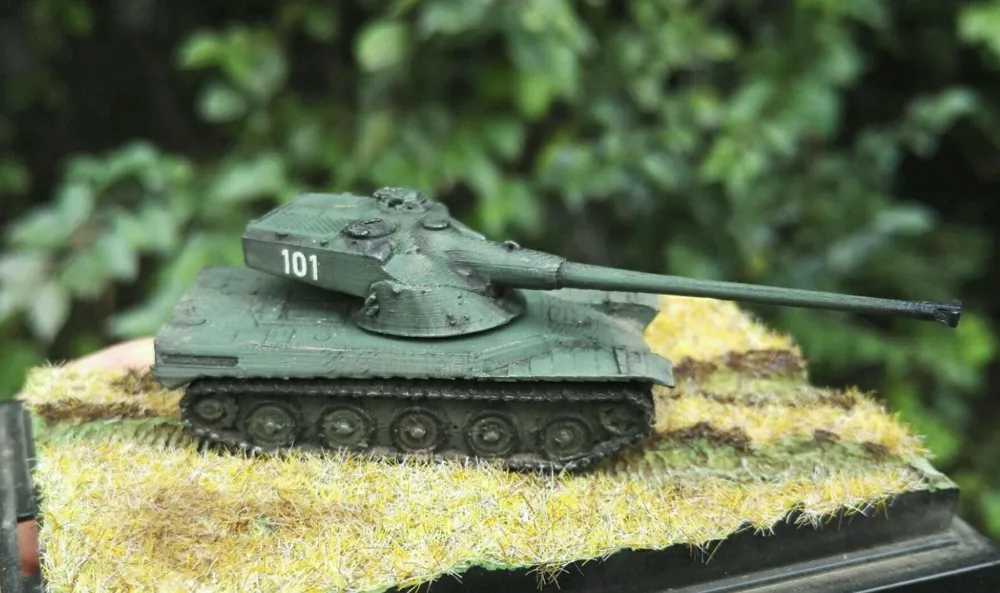 French 50B Heavy Tank 1:72 by 钢铁前线 MakerWorld: Download Free 3D Models