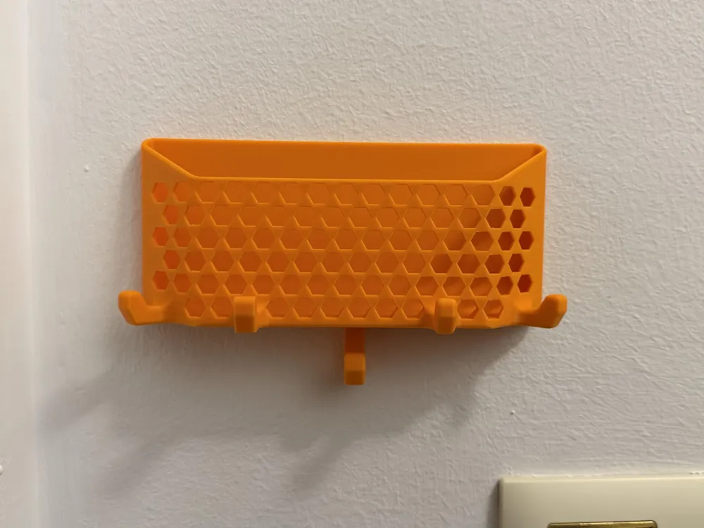 Wall Organizer for Wallet, Keys & Tote Bag - Free 3D Print Model ...