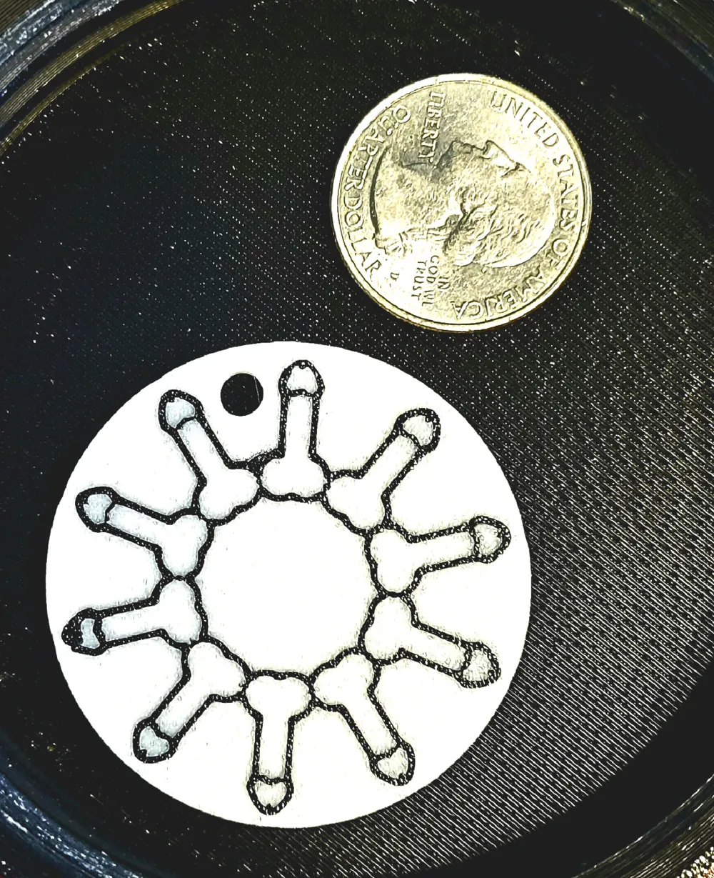 Enfeite/Pingente de Árvore de Natal em Formato de Floco de Neve com ...