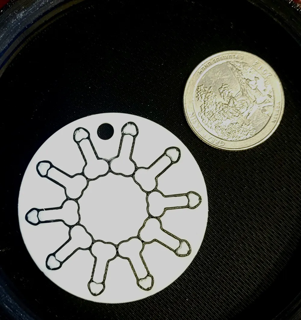 Enfeite/Pingente de Árvore de Natal em Formato de Floco de Neve com ...