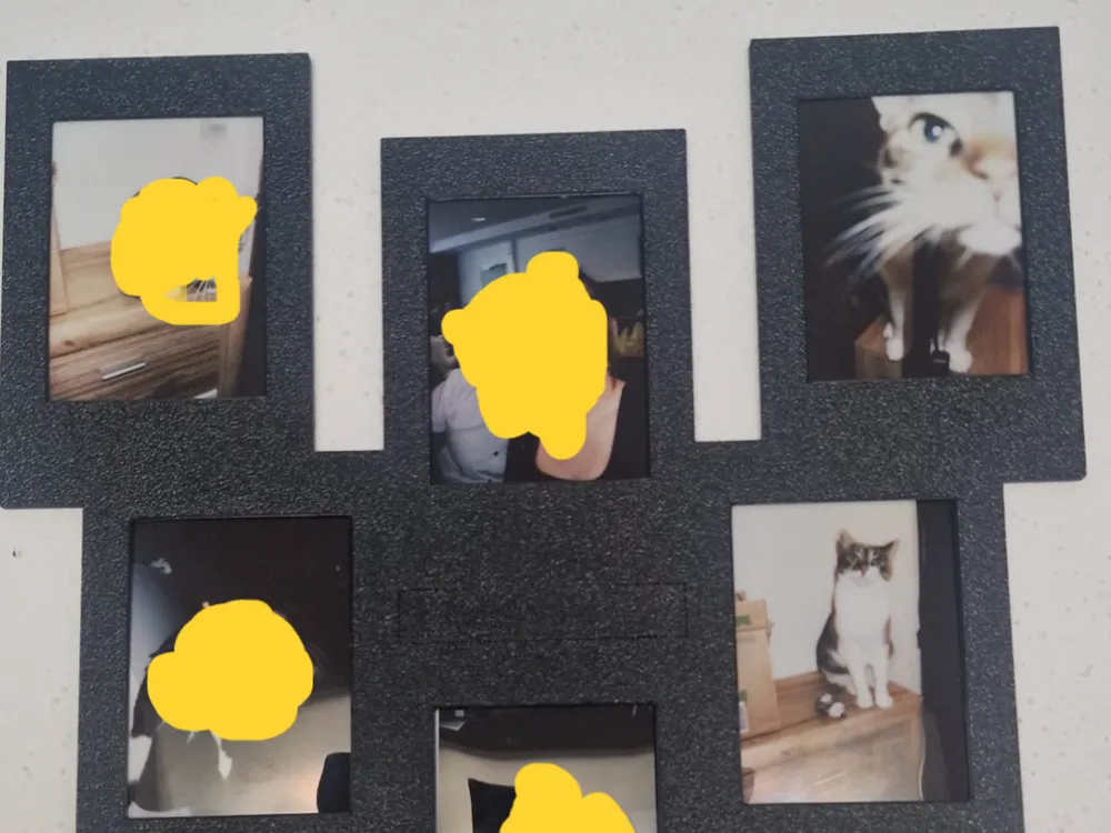 Porta-retratos Colagem Instax Mini Polaroid - Modelo gratuito para ...