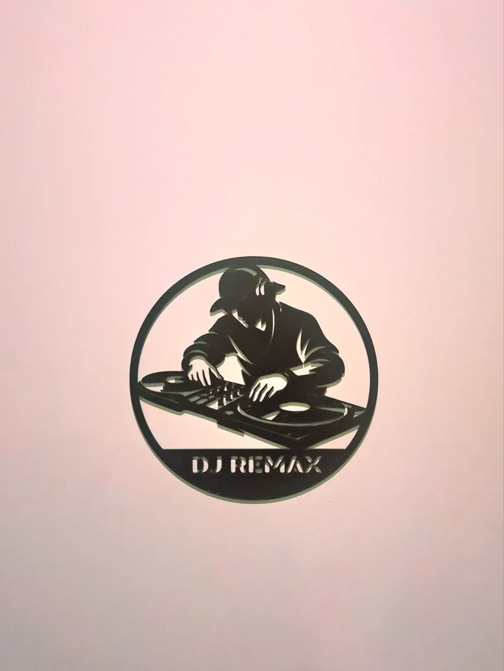 DJ Wall Plate – Custom Name Edition - Free 3D Print Model - MakerWorld
