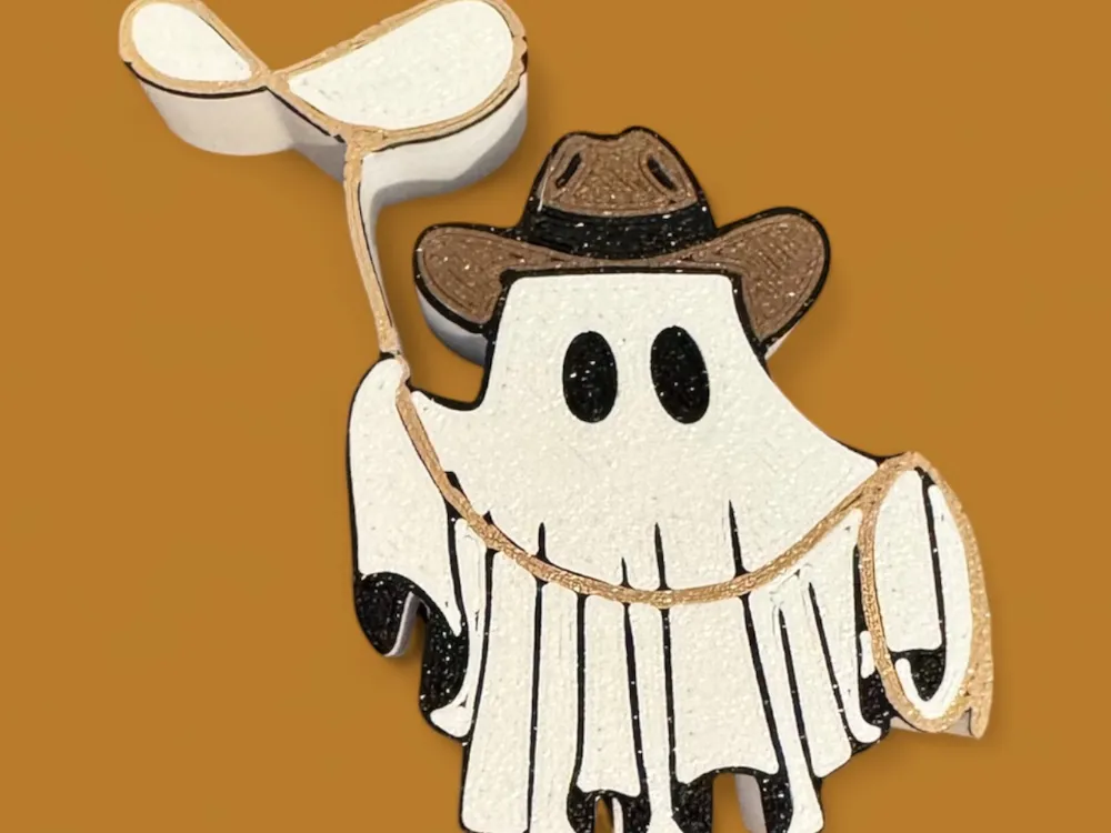 Ghost Roper Straw Topper by Charloto MakerWorld: Download Free 3D Models