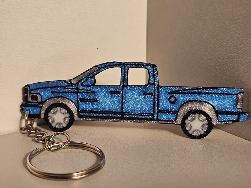 Dodge RAM III Keychain / Dodge RAM III Keychain - Free 3D Print Model ...