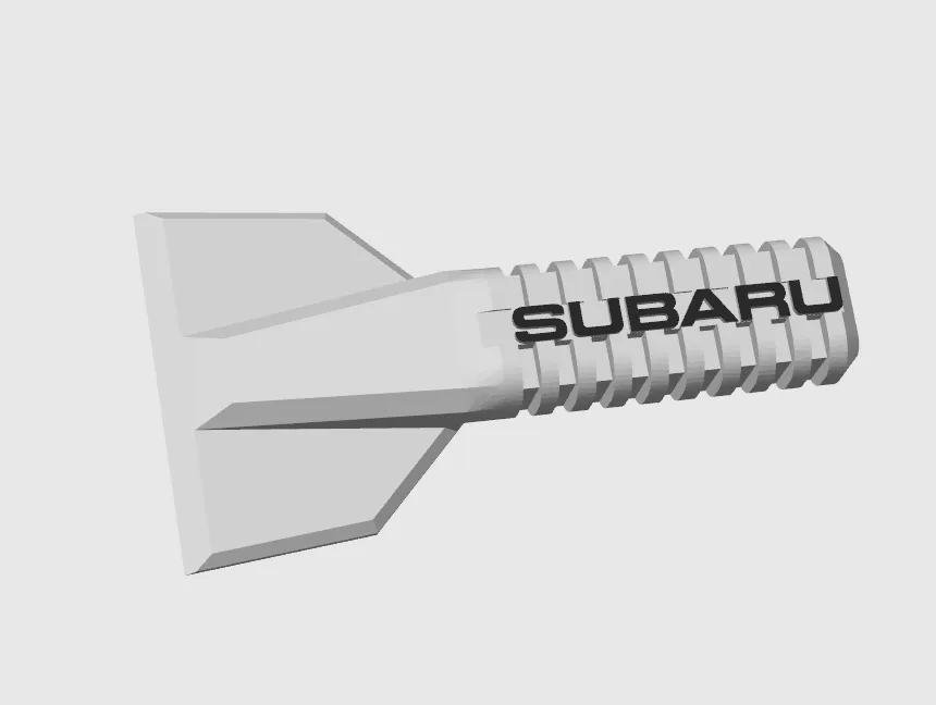 Subaru ice scraper Remixed by Marradubins - MakerWorld