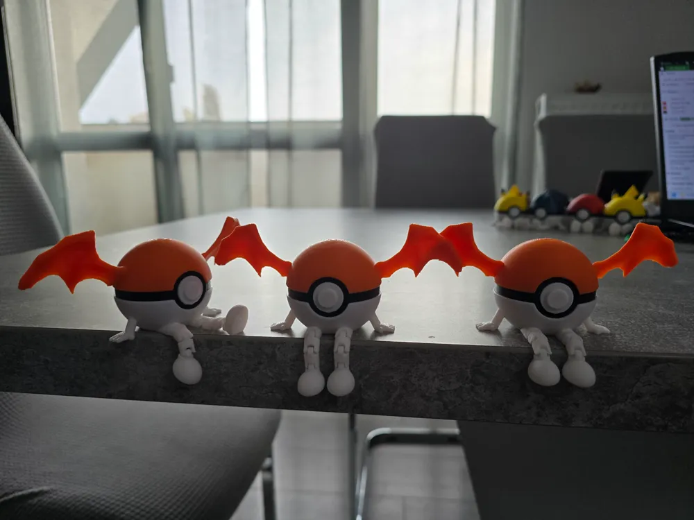 Articulated Charizard Pokeball by 3DevilMakerWorld: Download Free 3D Models