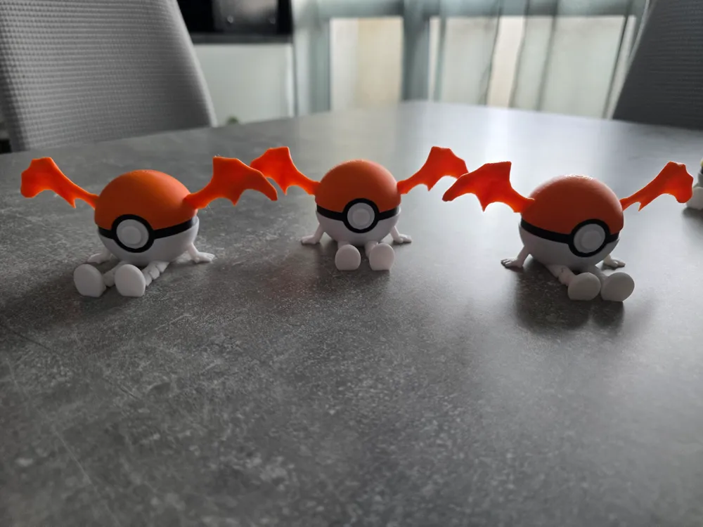 Articulated Charizard Pokeball by 3DevilMakerWorld: Download Free 3D Models