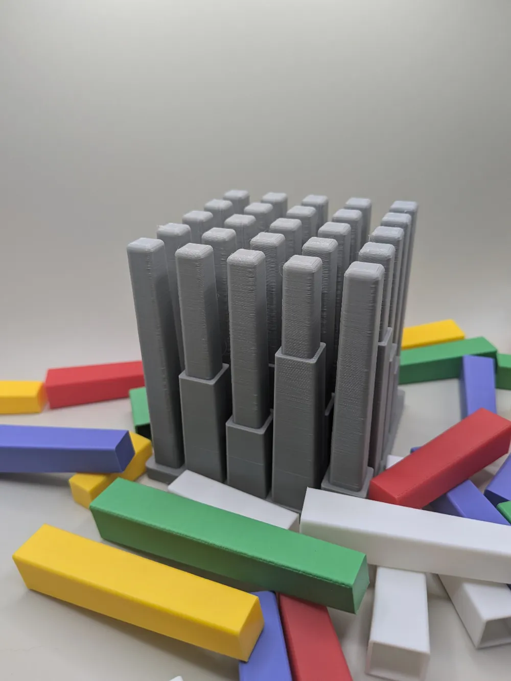 5x5 Color Tower Puzzle by frizzl3Dmama MakerWorld: Download Free 3D Models