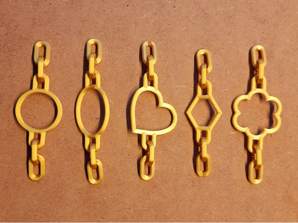 Chain links (and more) for children: Interlocking pieces by elkchen99 ...